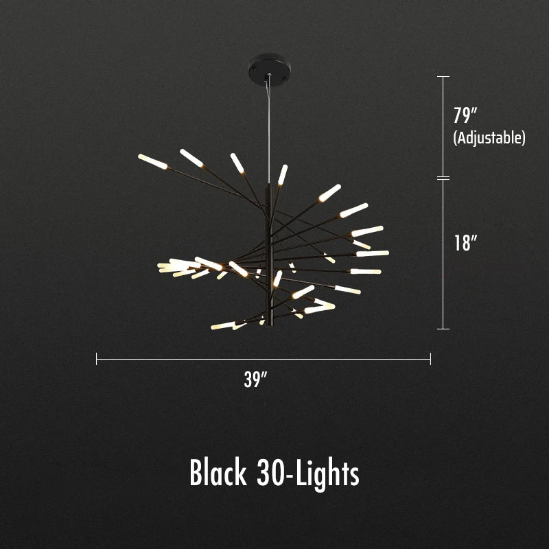 Grace Spiral Chandelier – Novus Decor