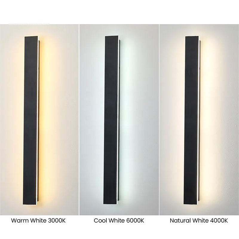 Armor Extra Wide Outdoor Wall Sconce – Novus Decor