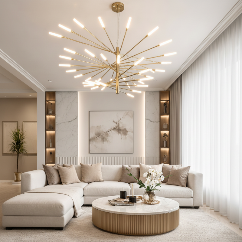 Grace Spiral Chandelier – Novus Decor