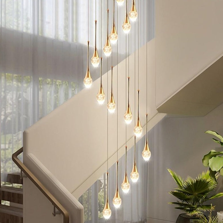 Crystal Champagne Pendant – Novus Decor