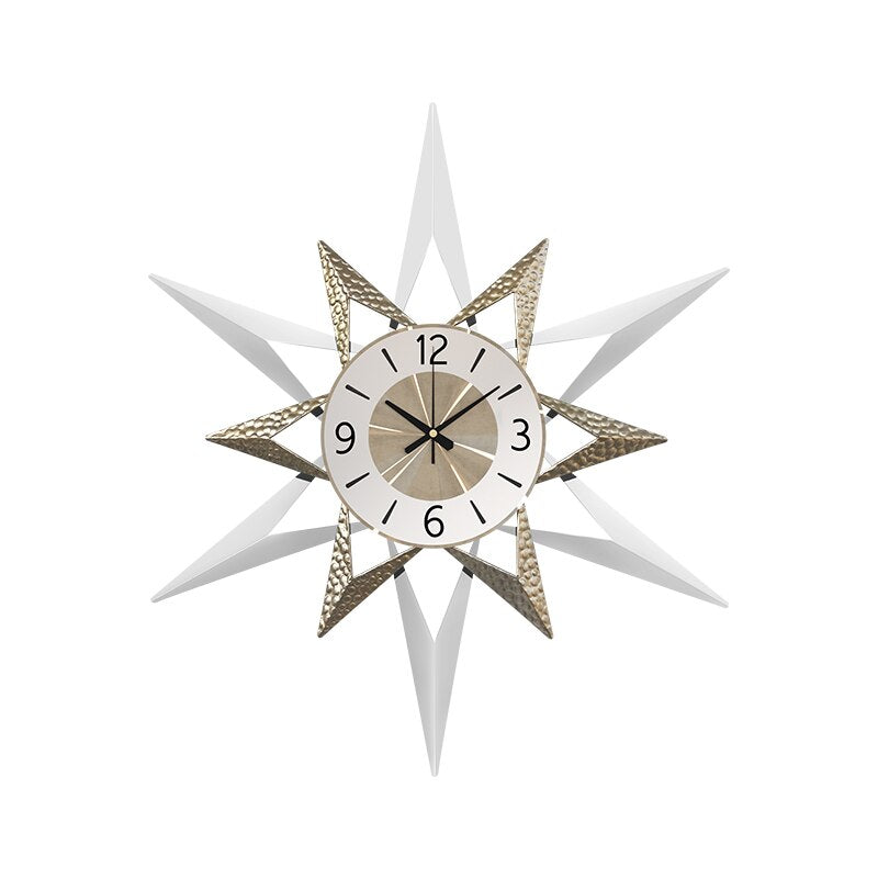 Northern Star Metal Wall Clock – Novus Decor