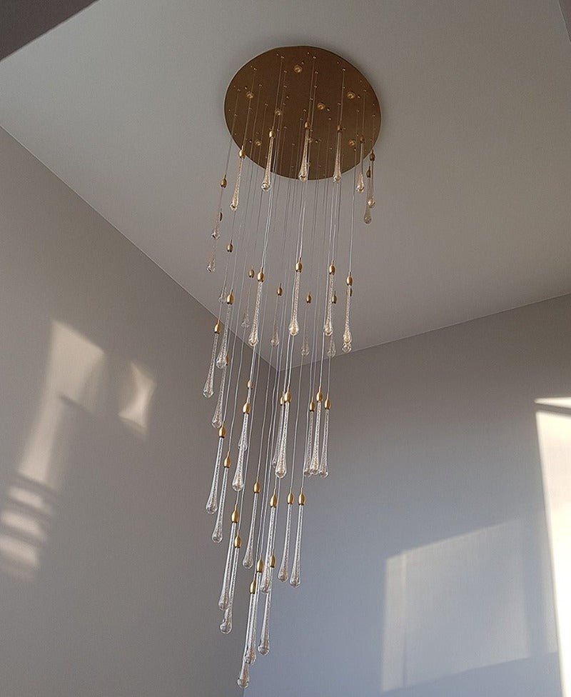 Crystal Drop Pendant Light – Novus Decor