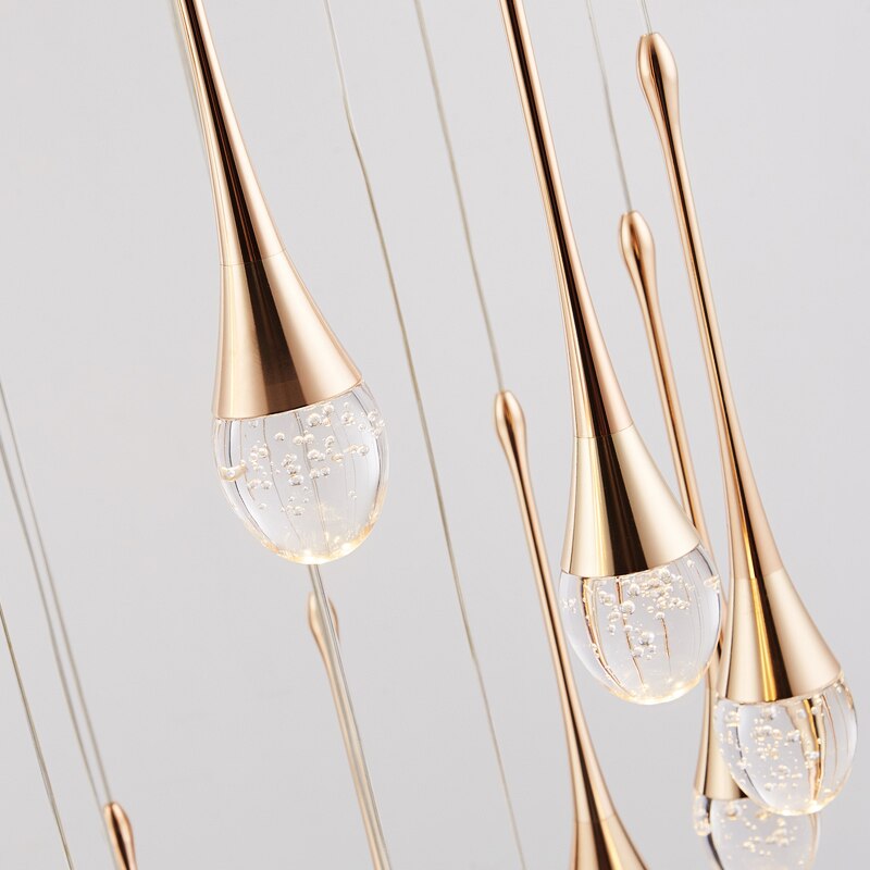 Crystal Champagne Pendant – Novus Decor