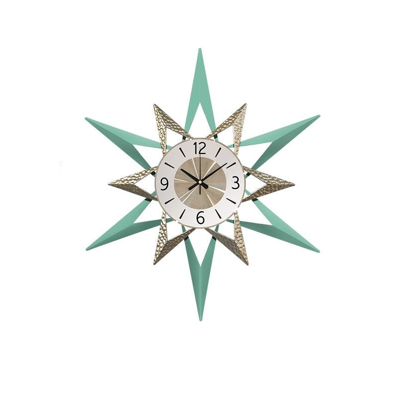 Northern Star Metal Wall Clock – Novus Decor